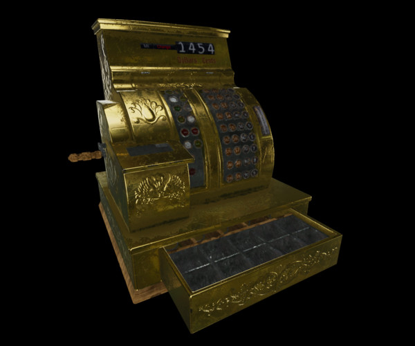 ArtStation - Victorian Cash Register | Resources