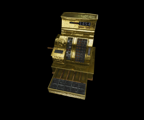 ArtStation - Victorian Cash Register | Resources