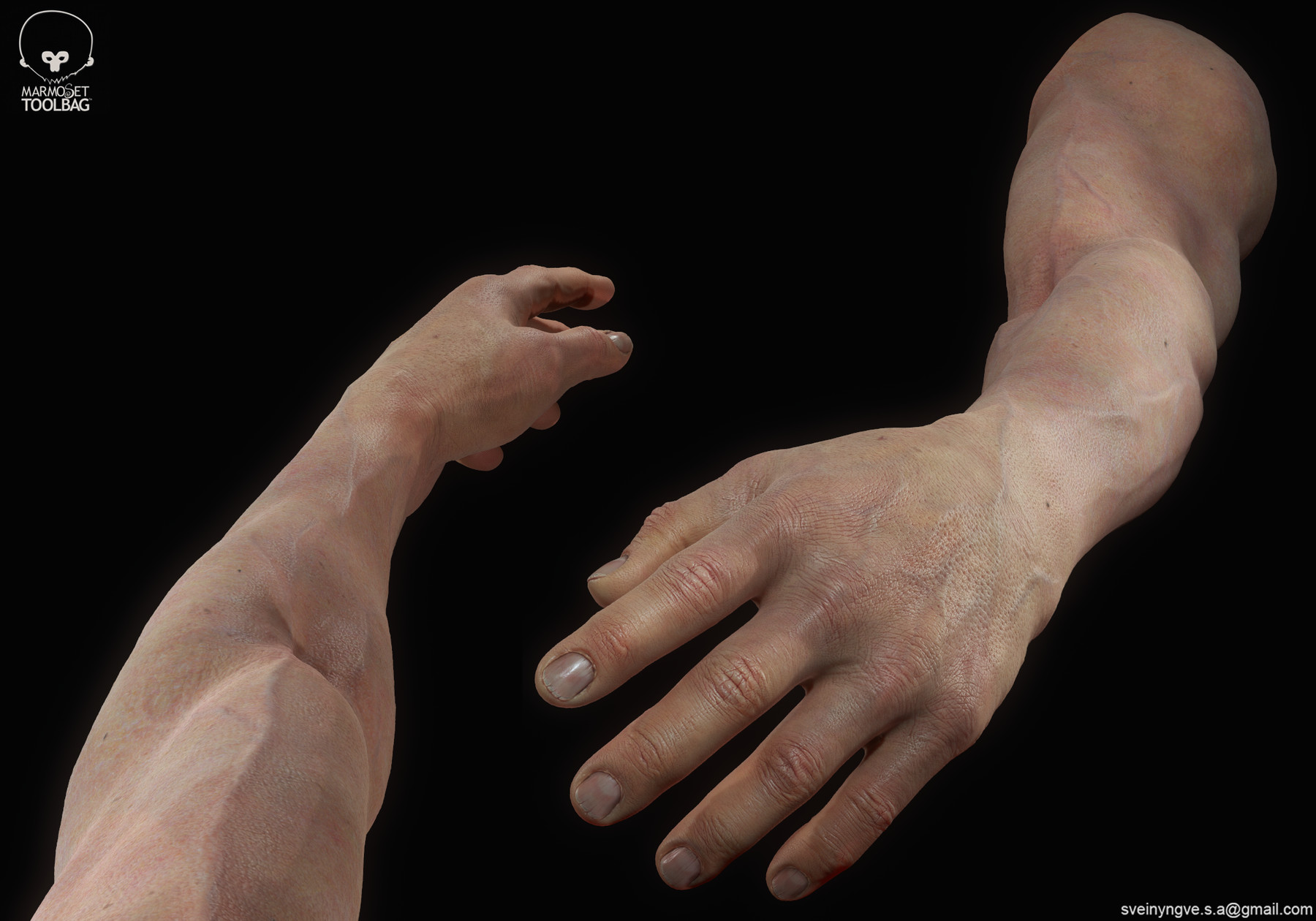 ArtStation - Helping Hand - FPS arm / Cinematic arm | Resources