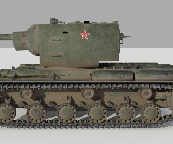 ArtStation - KV 2 Soviet Heavy Tank | Resources