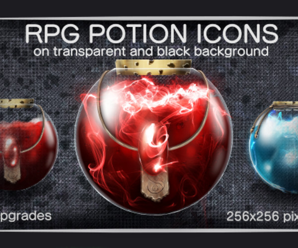 ArtStation - RPG POTION ICONS SET #1 | Game Assets