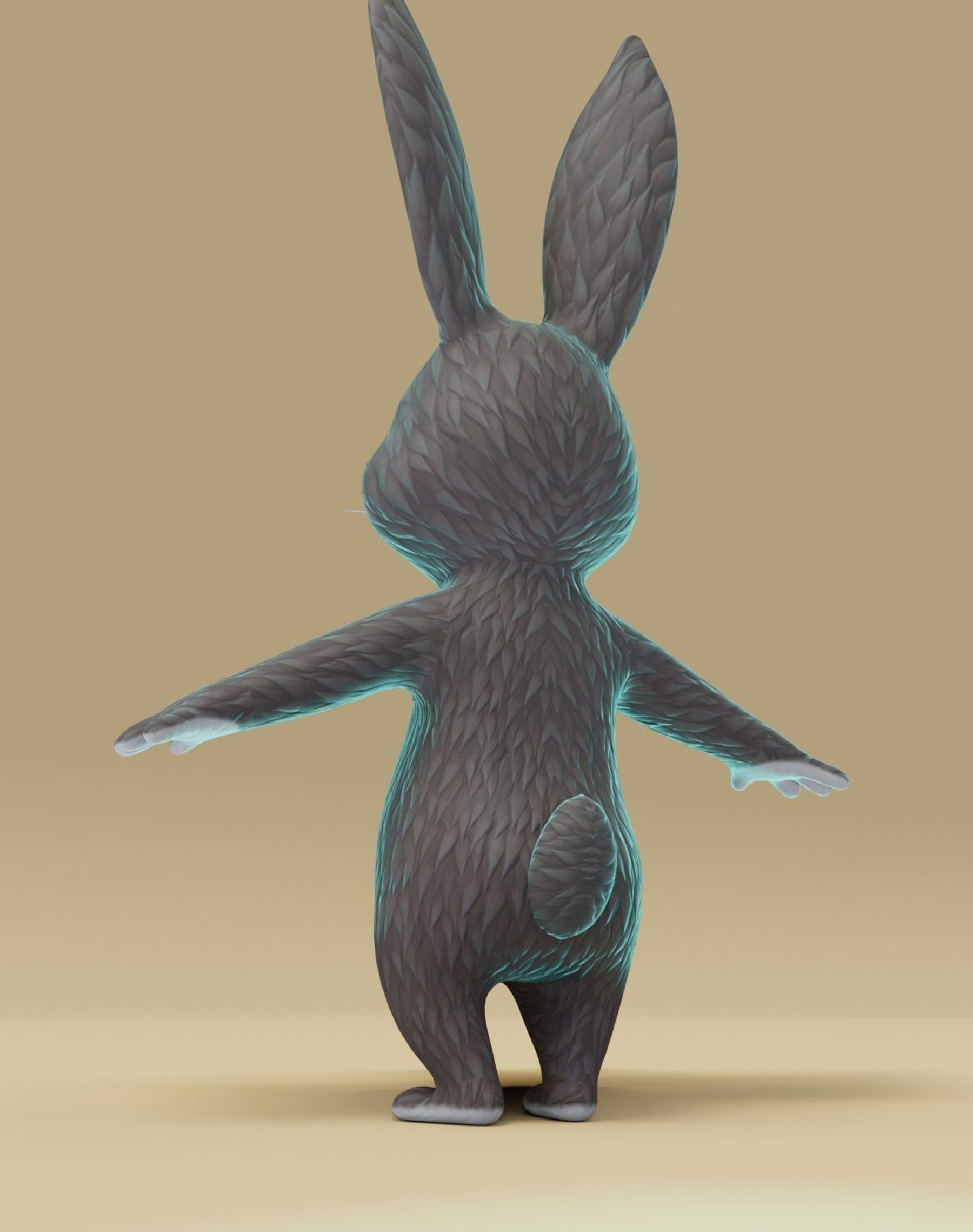 ArtStation - Cartoon Bunny 3D Model | Game Assets
