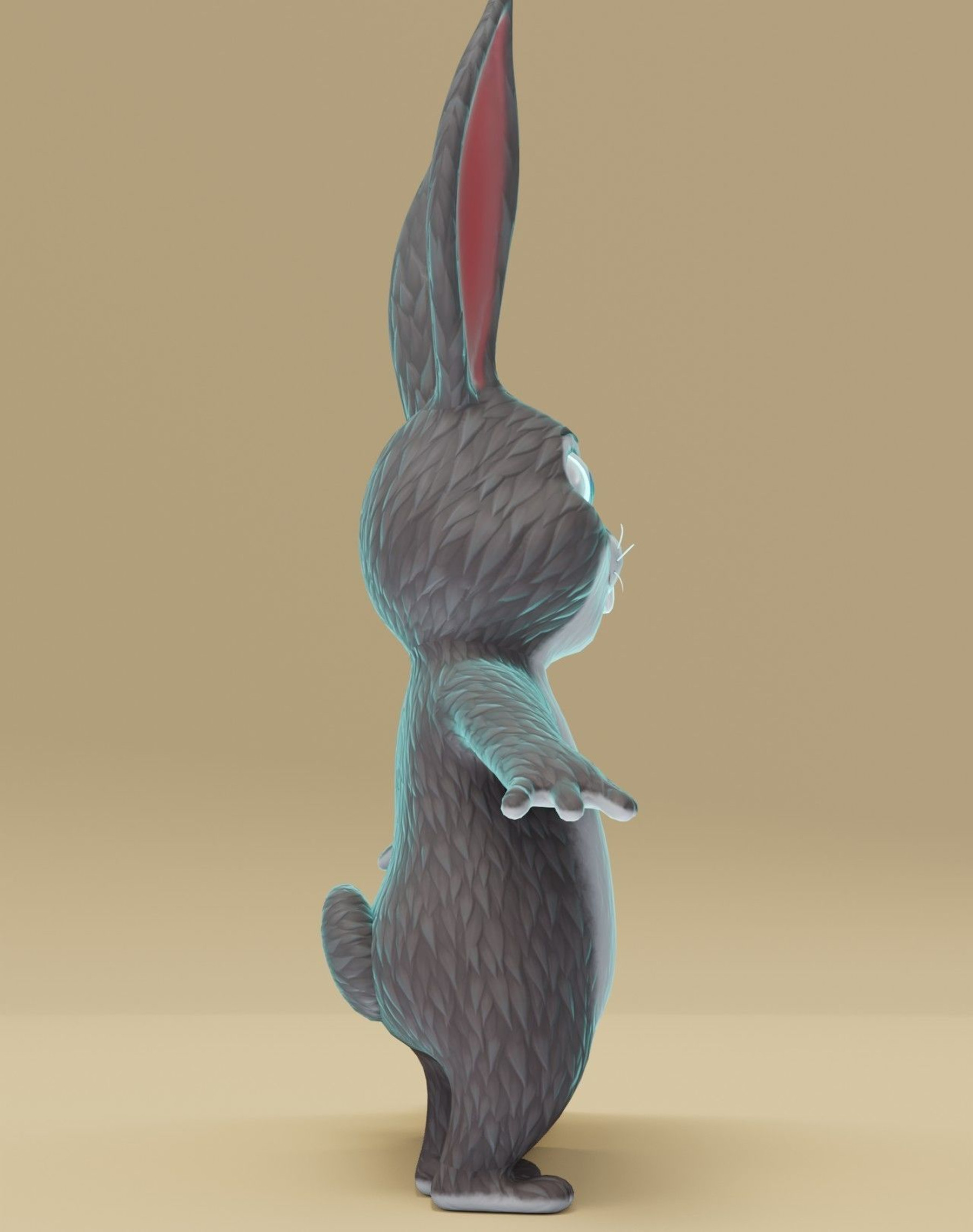 ArtStation - Cartoon Bunny 3D Model | Game Assets