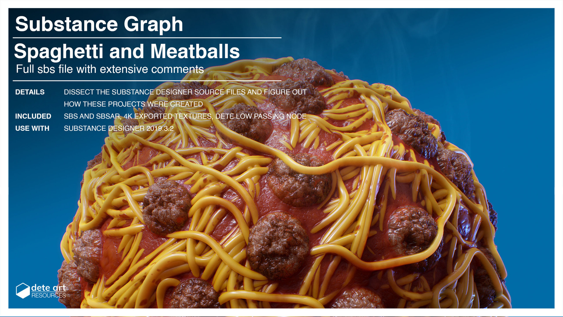 ArtStation - Substance Graph | Spaghetti and Meatballs | Resources