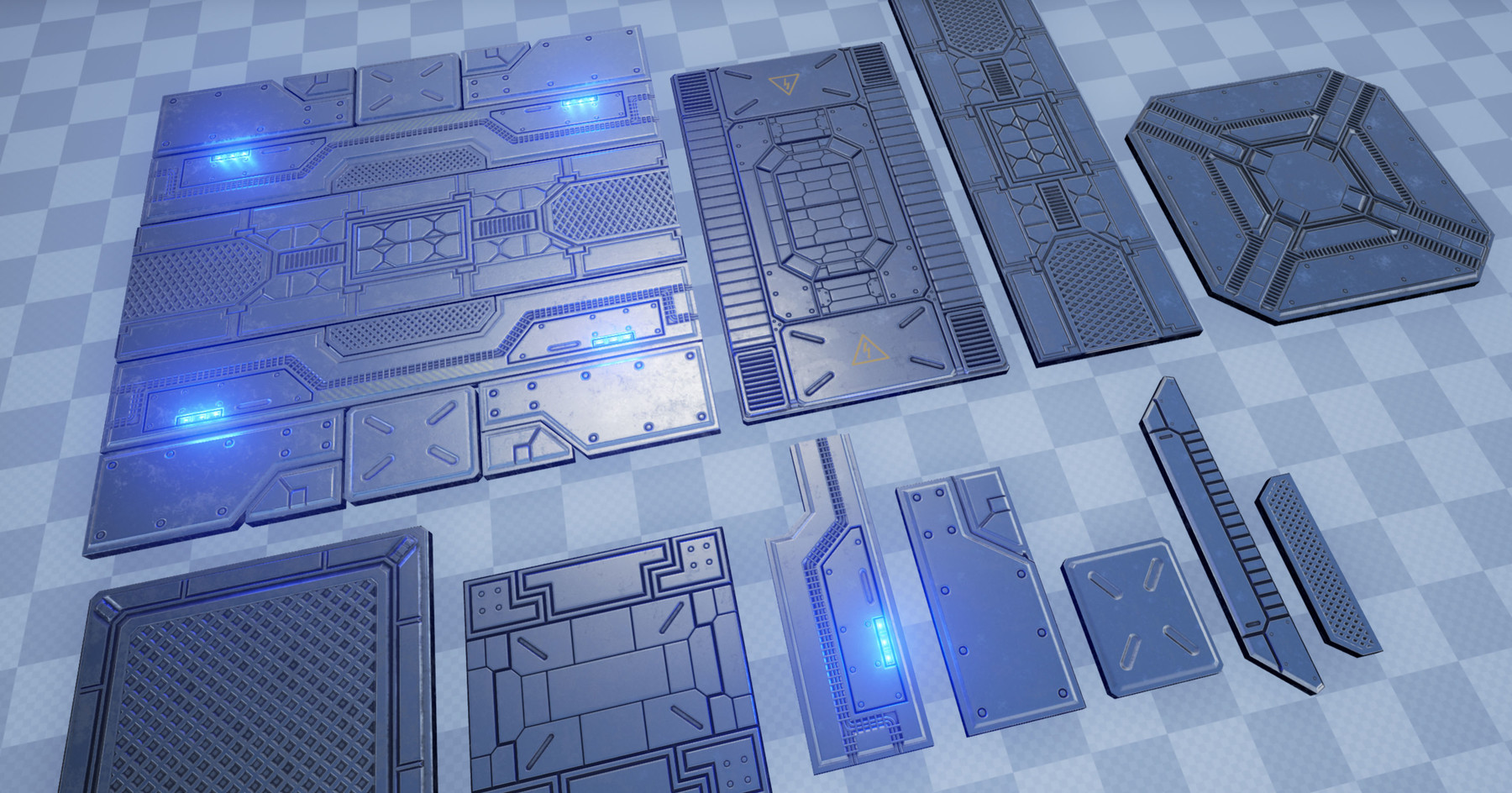 ArtStation - Sci-Fi Floors Pack | Game Assets