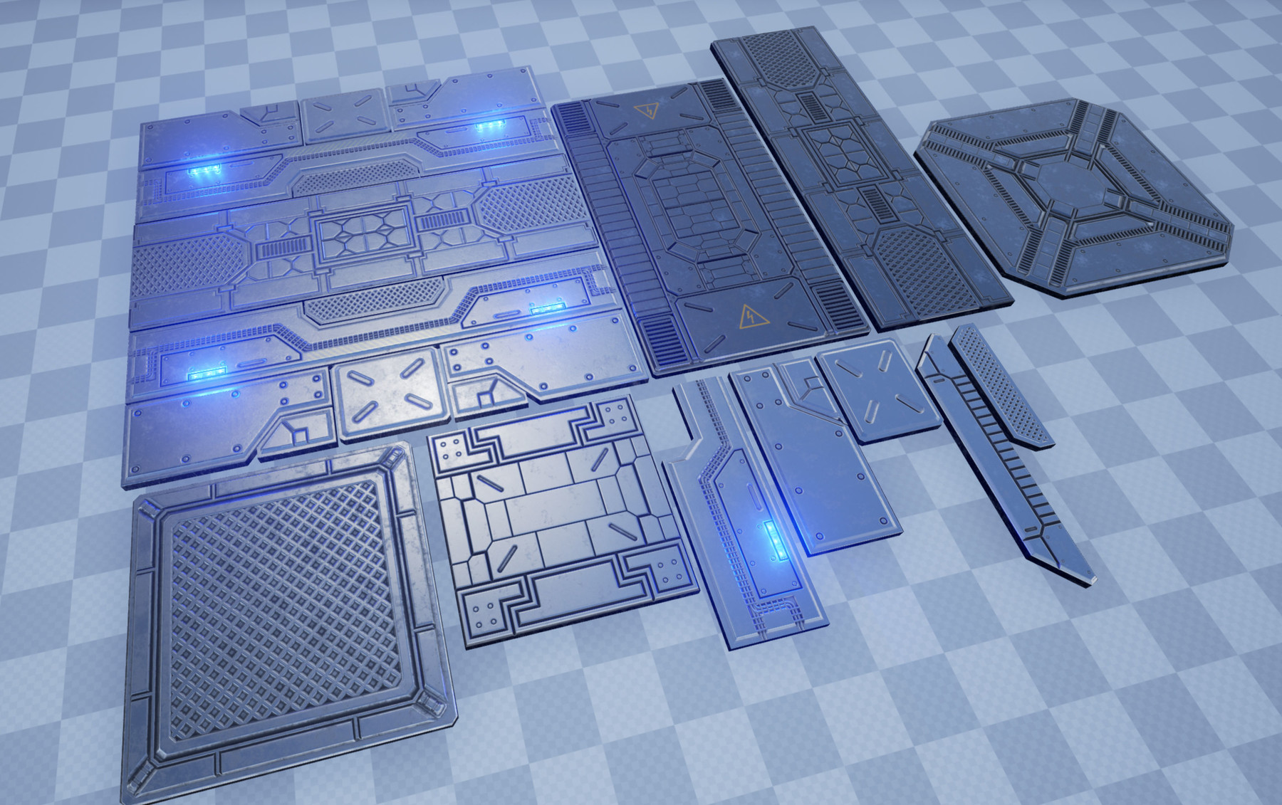 ArtStation - Sci-Fi Floors Pack | Game Assets