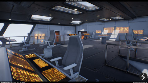 ArtStation - UE4 Modular Sci Fi Corridor B | Game Assets