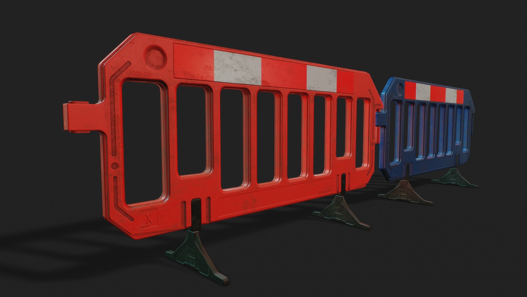 ArtStation - STREET BARRIERS PACK - Game Ready-VR- Low-poly | Resources