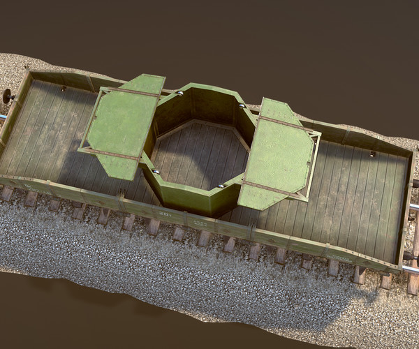 ArtStation - Armored Train SPU-BP Railway Anti-aircraft Platform ...