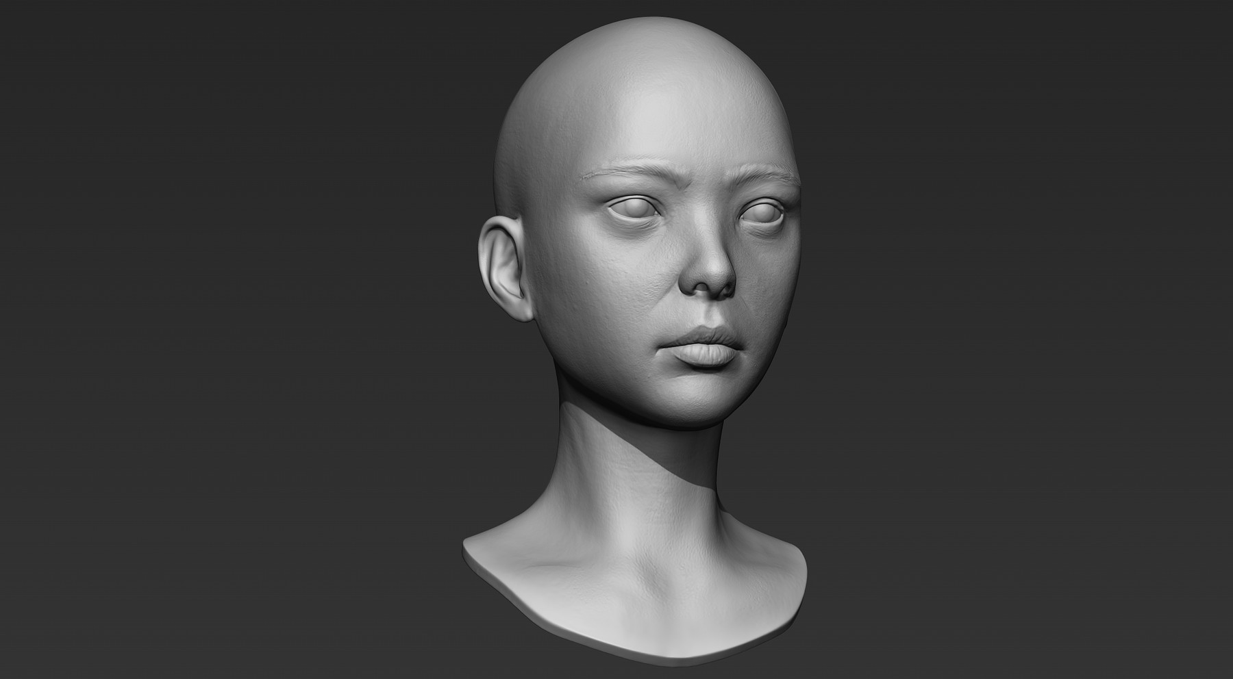 ArtStation - 3d Printable Female Head 2 | Resources