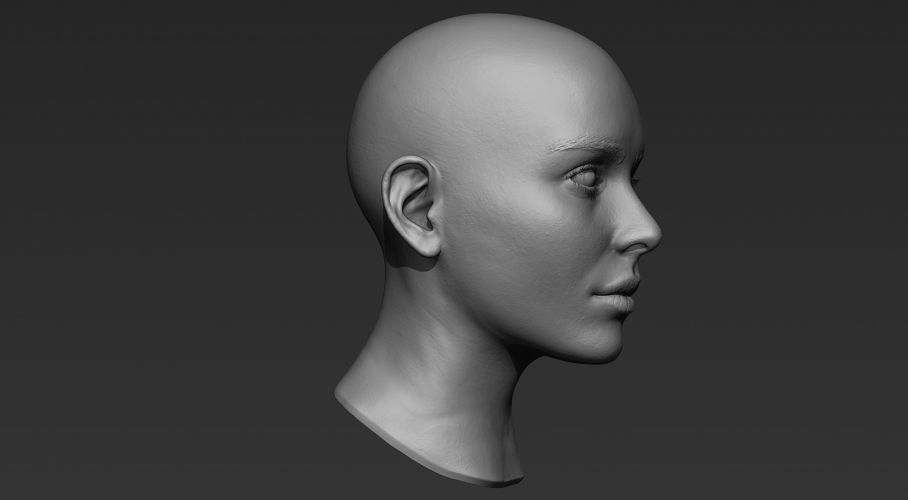 ArtStation - 3d Printable Female Head 3 | Resources