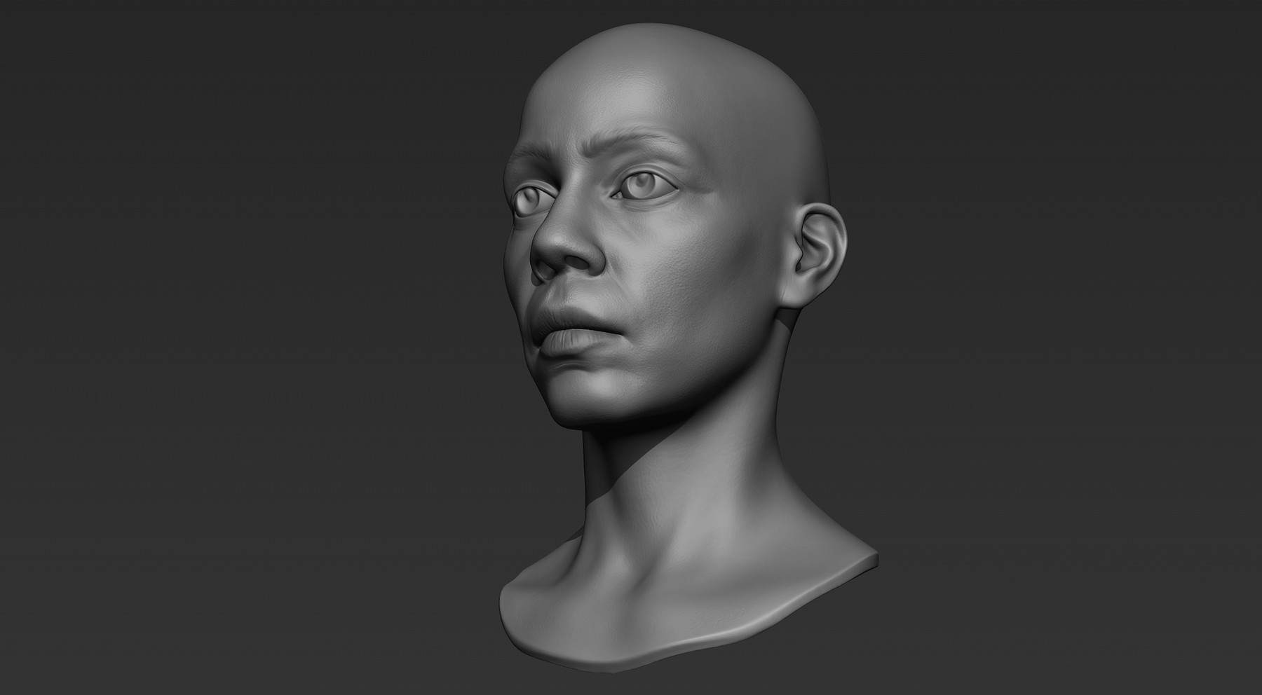 ArtStation - 3d Printable Female Head 4 | Resources