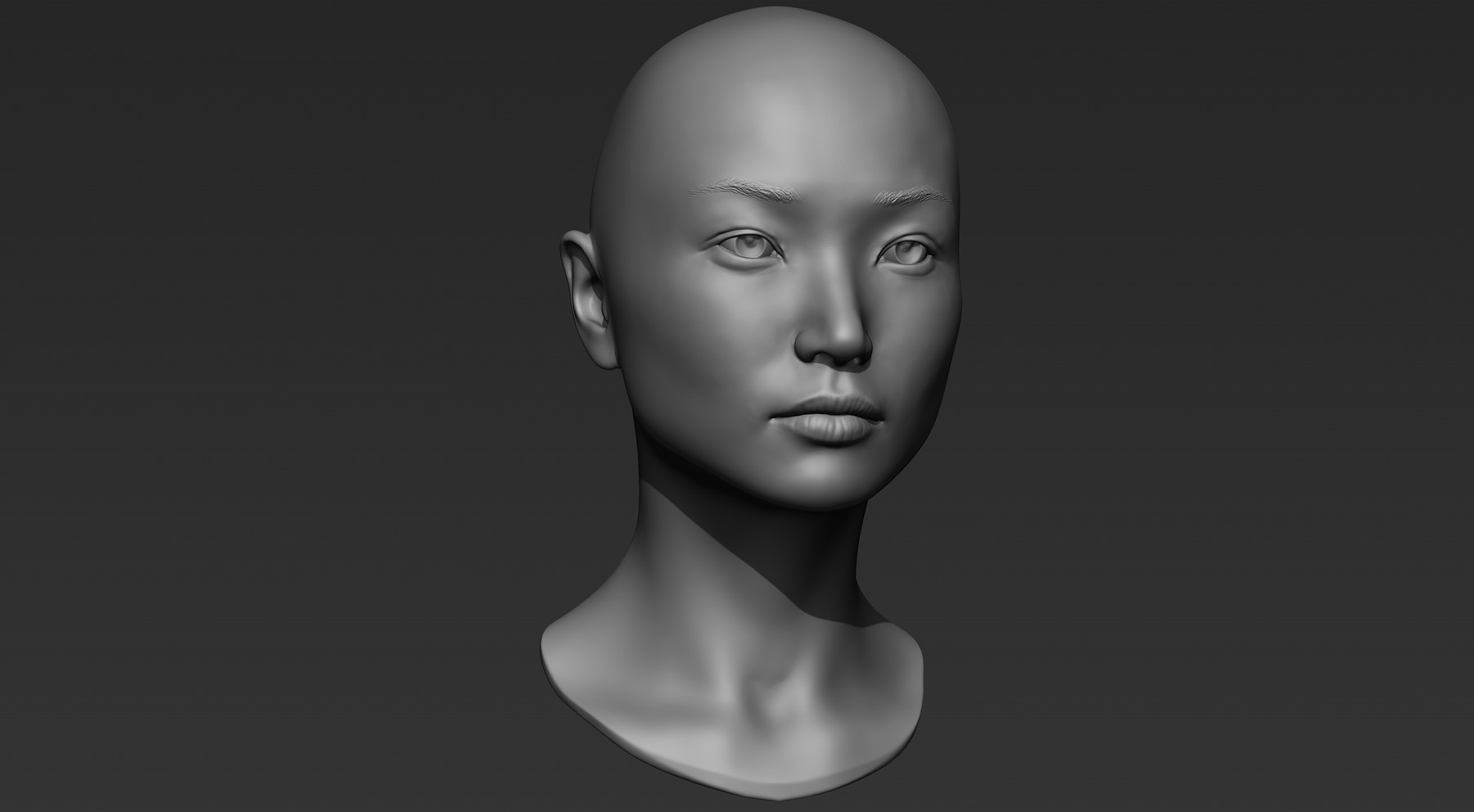 ArtStation - 3d Printable Female Head 8 | Resources