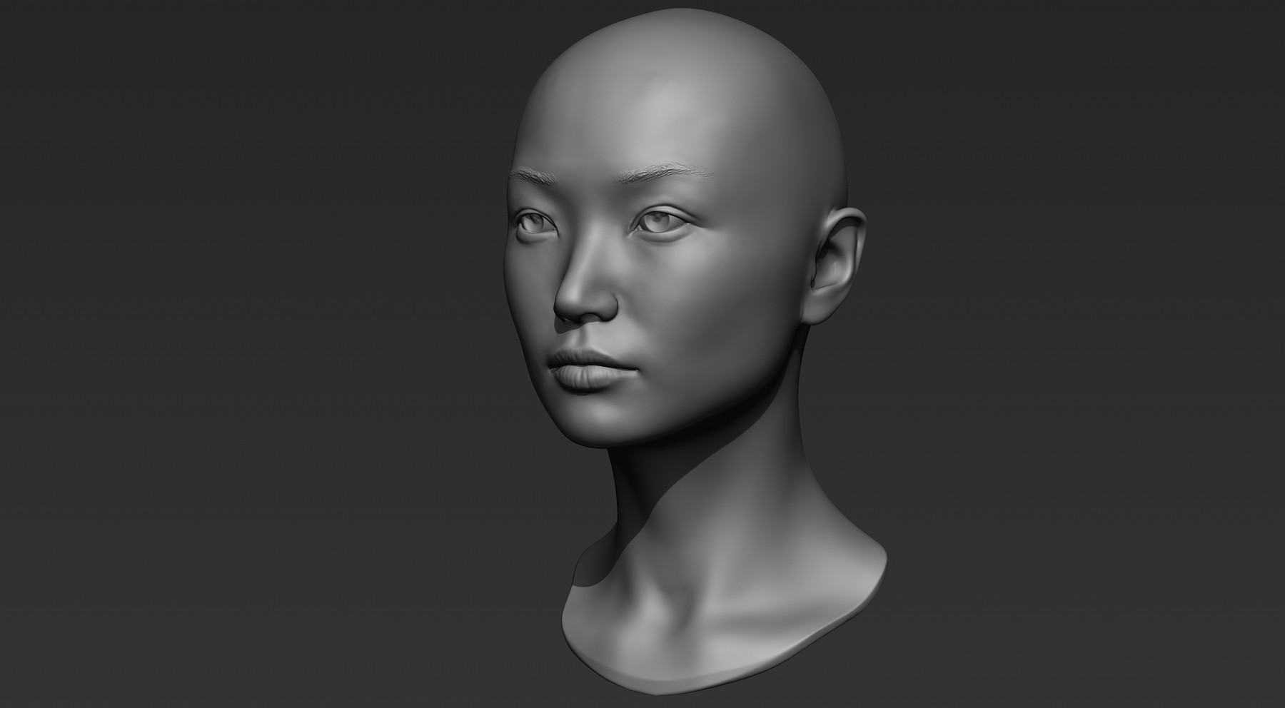 ArtStation - 3d Printable Female Head 8 | Resources