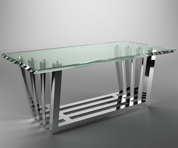 ArtStation - Stainless steel coffe table | Resources