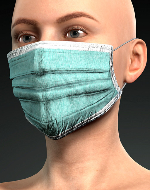 ArtStation - PPE Surgical Face Mask as FBX and ZTL | Resources