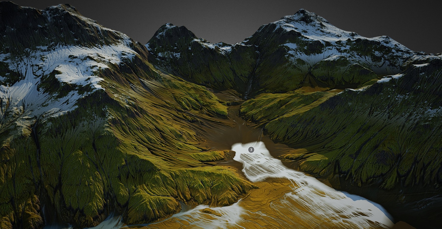 ArtStation - Iceland landscape - World Machine 3D model | Resources