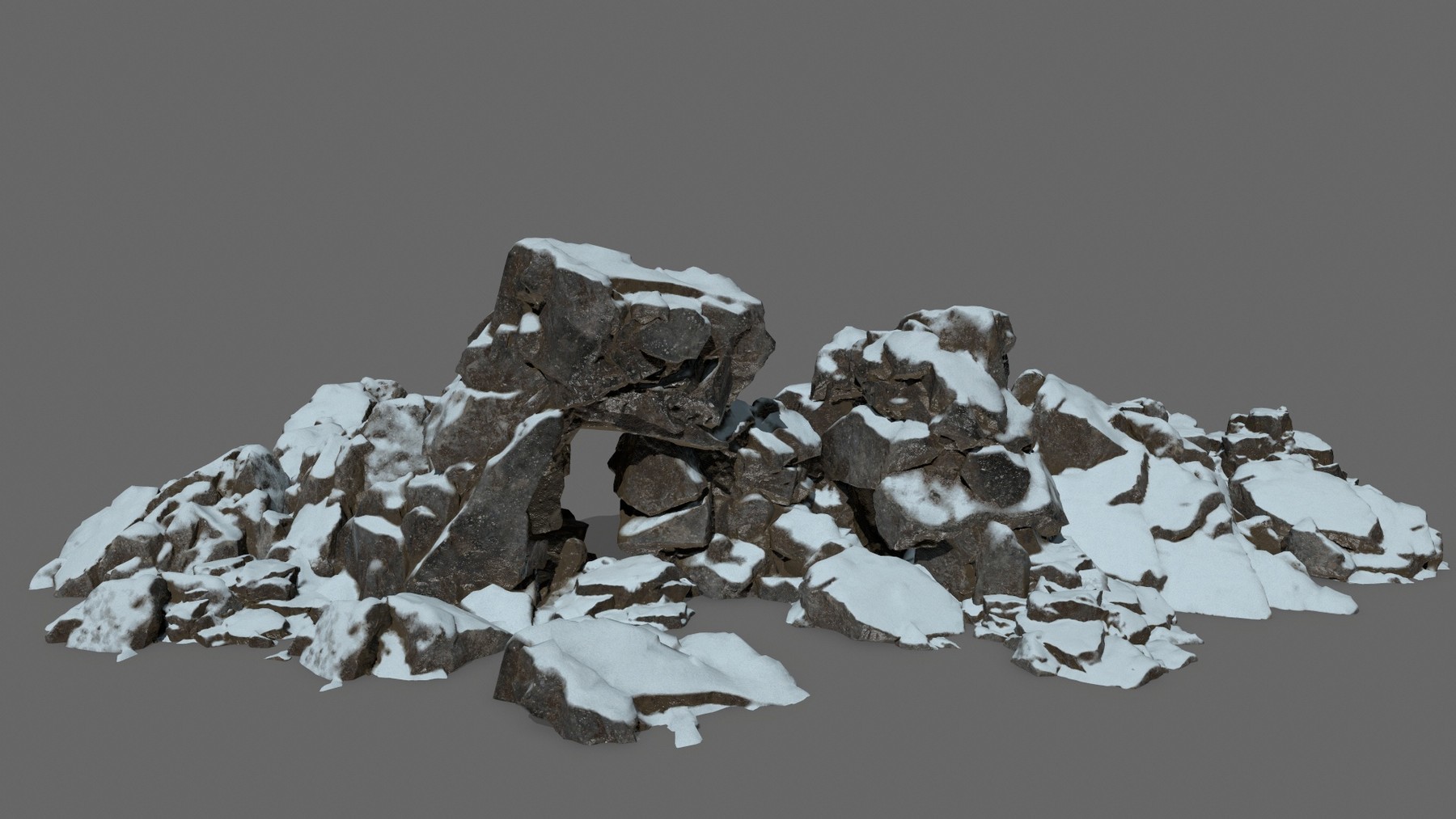 ArtStation - snow rocks | Game Assets