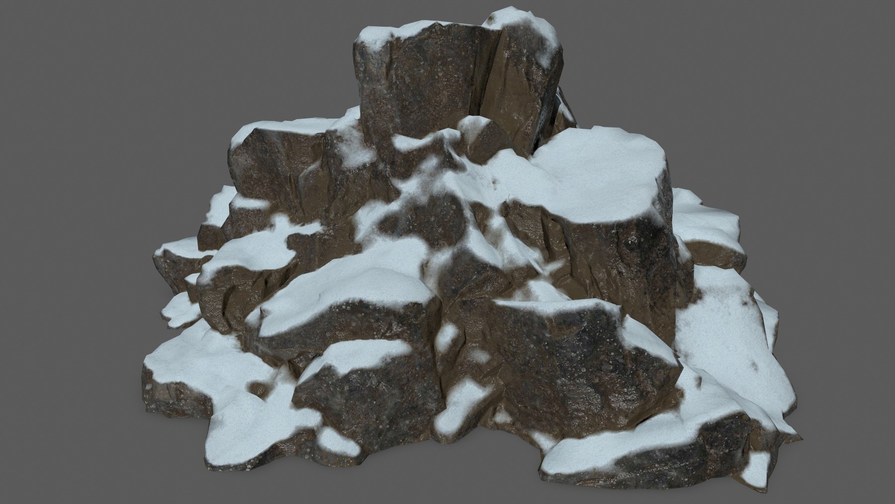ArtStation - snow rocks | Game Assets