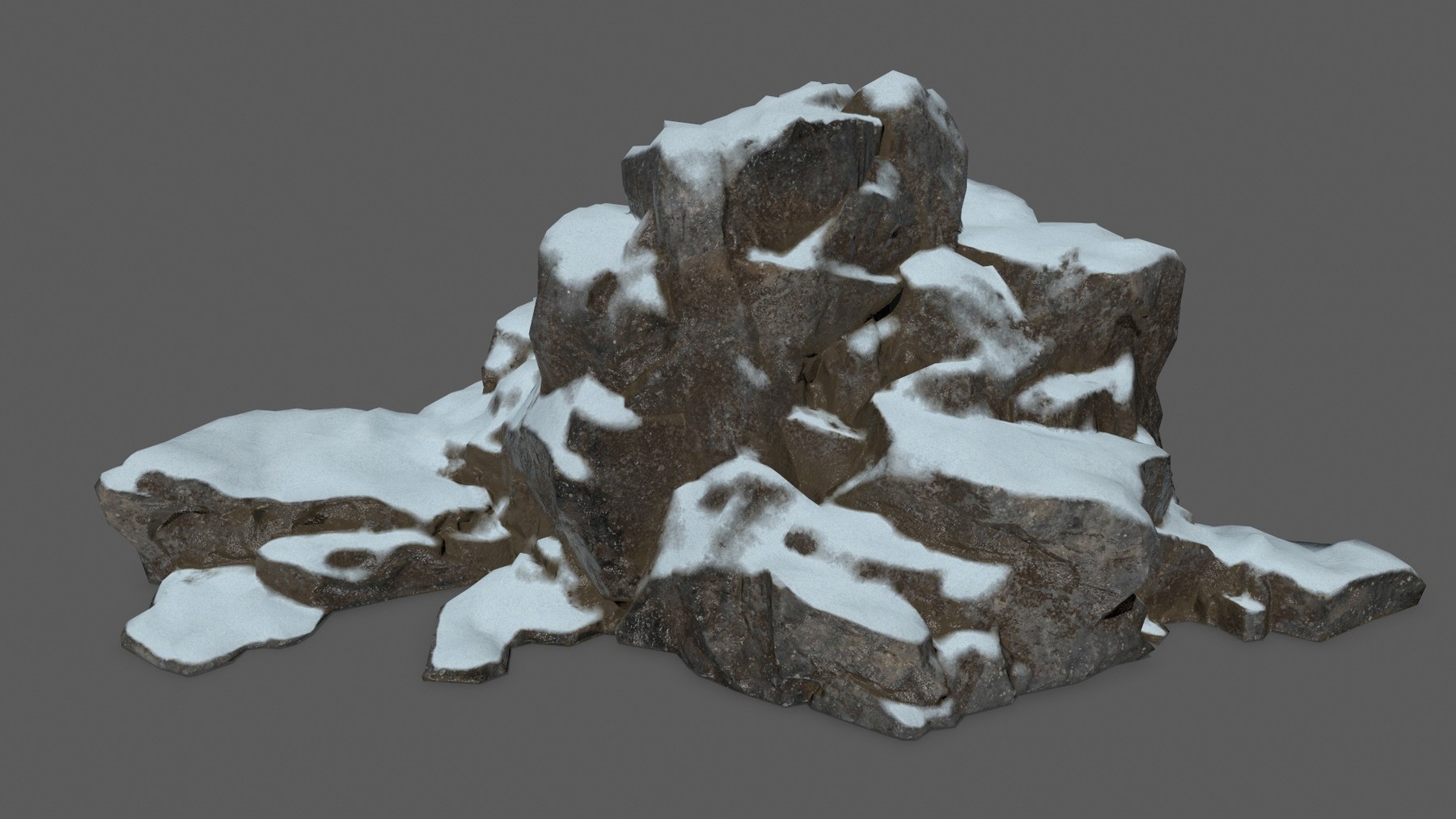ArtStation - snow rocks | Game Assets
