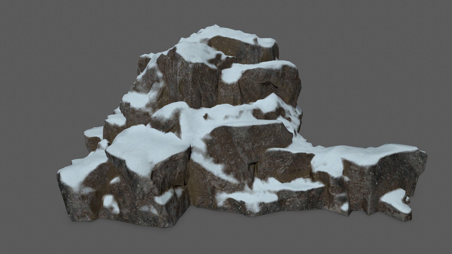 ArtStation - snow rocks | Game Assets