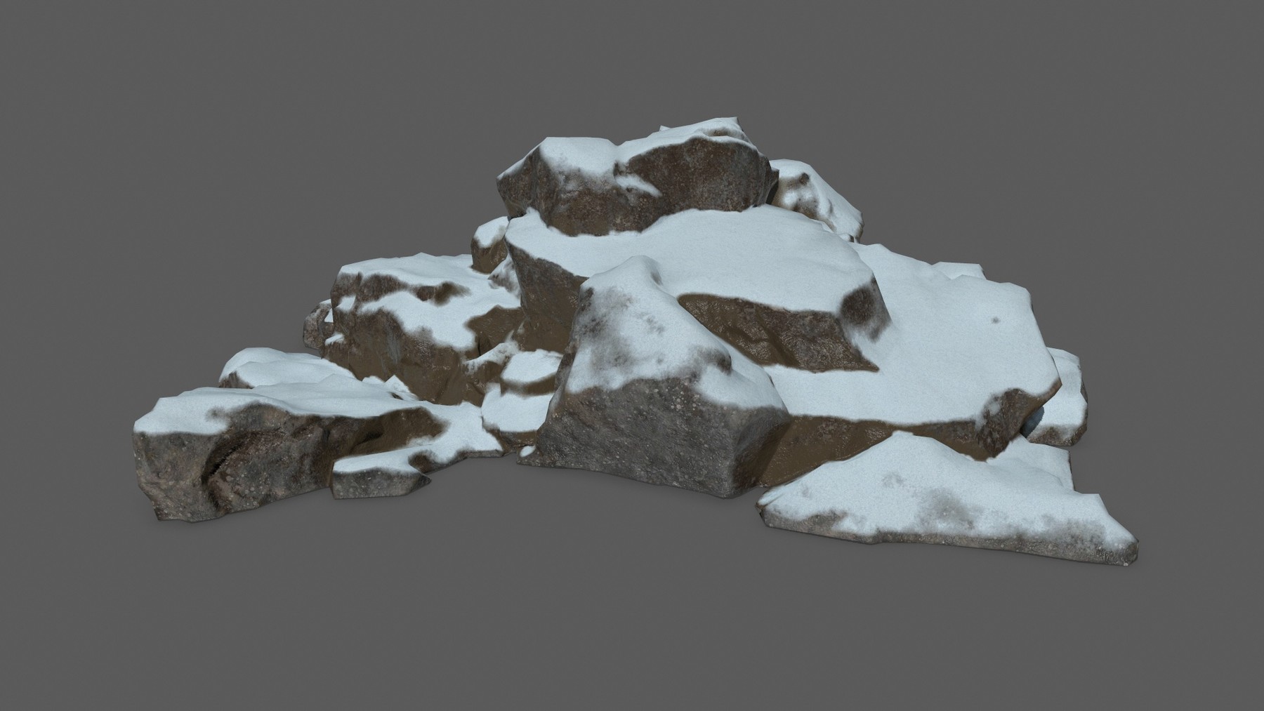 ArtStation - snow rocks | Game Assets