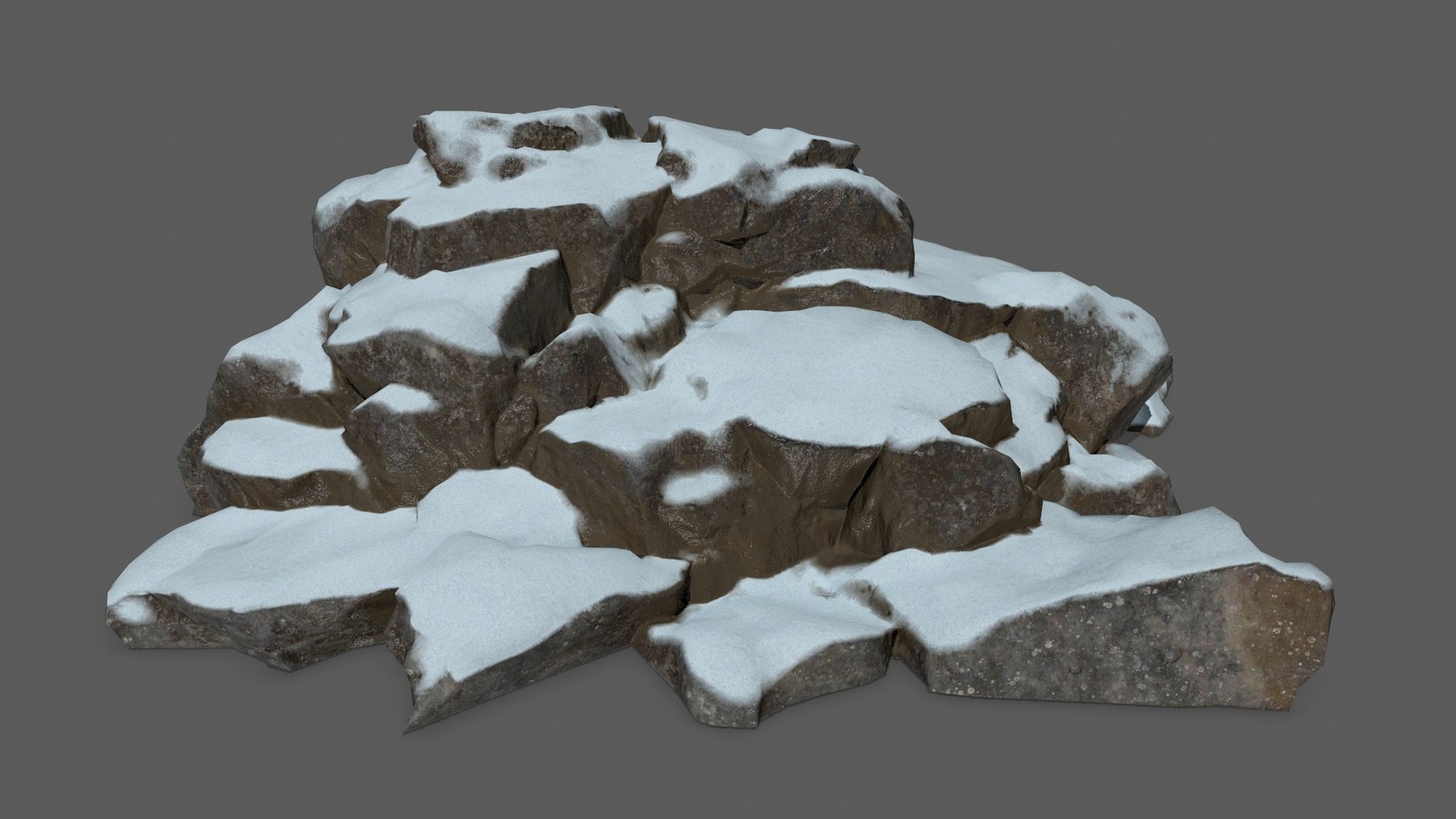 ArtStation - snow rocks | Game Assets