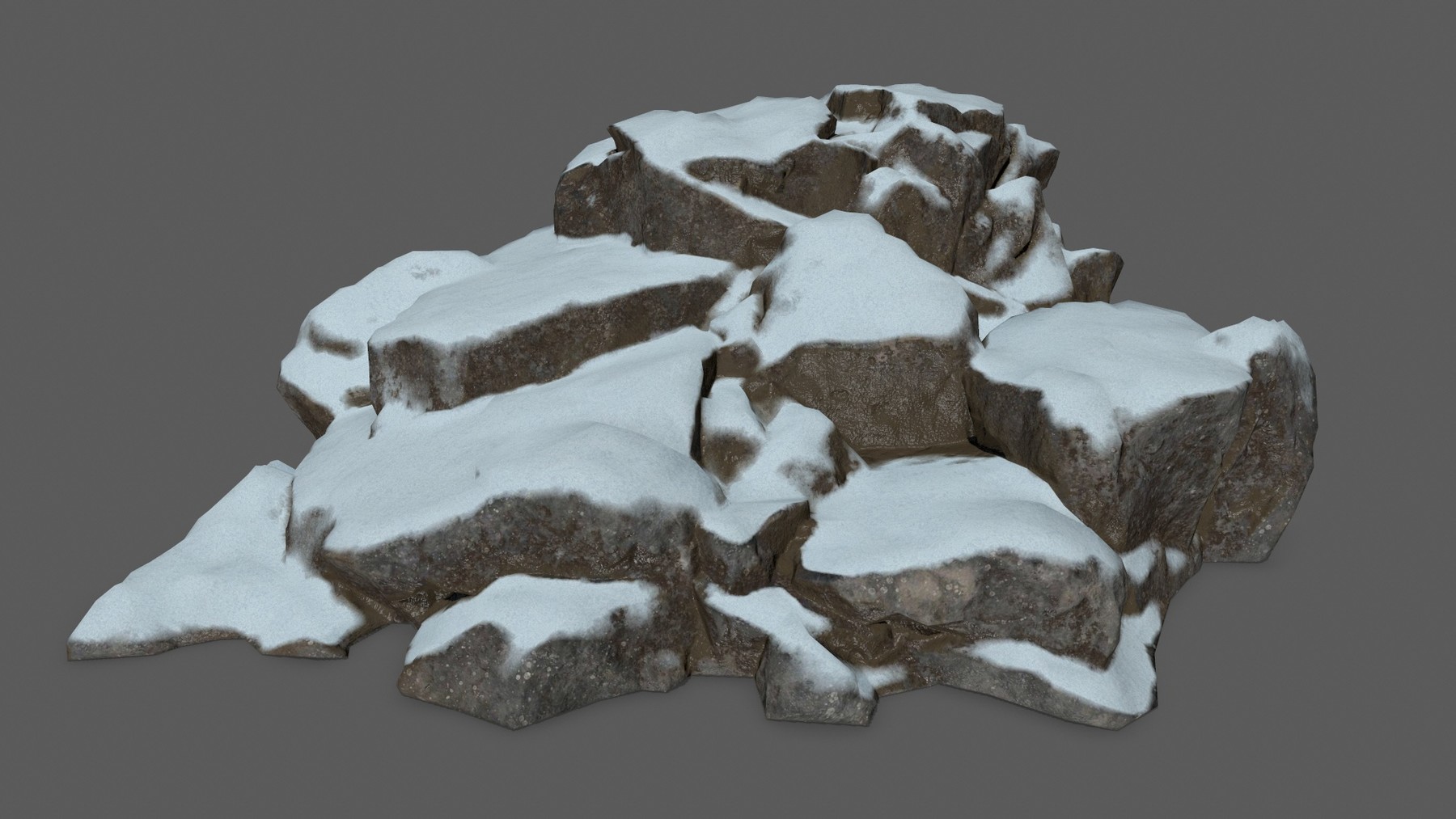 ArtStation - snow rocks | Game Assets