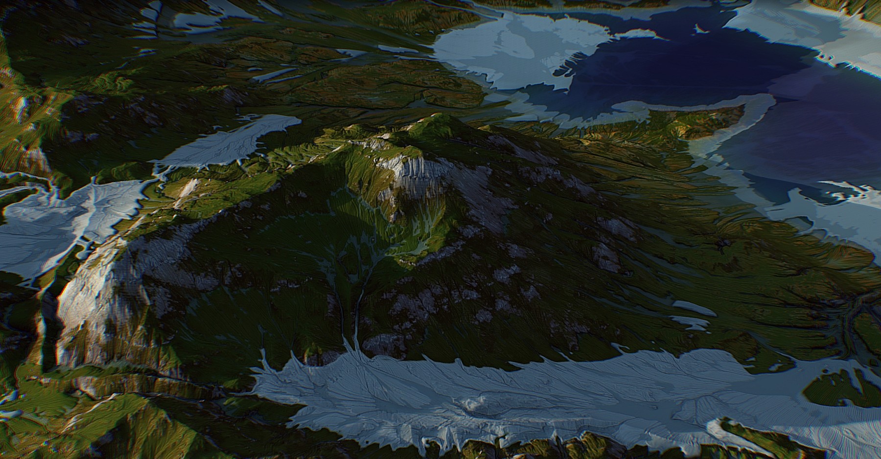 ArtStation - Arkhyz Mountains - World Machine 3D model | Resources