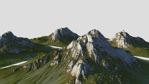 ArtStation - Grass Map Mountains - World Machine | Resources