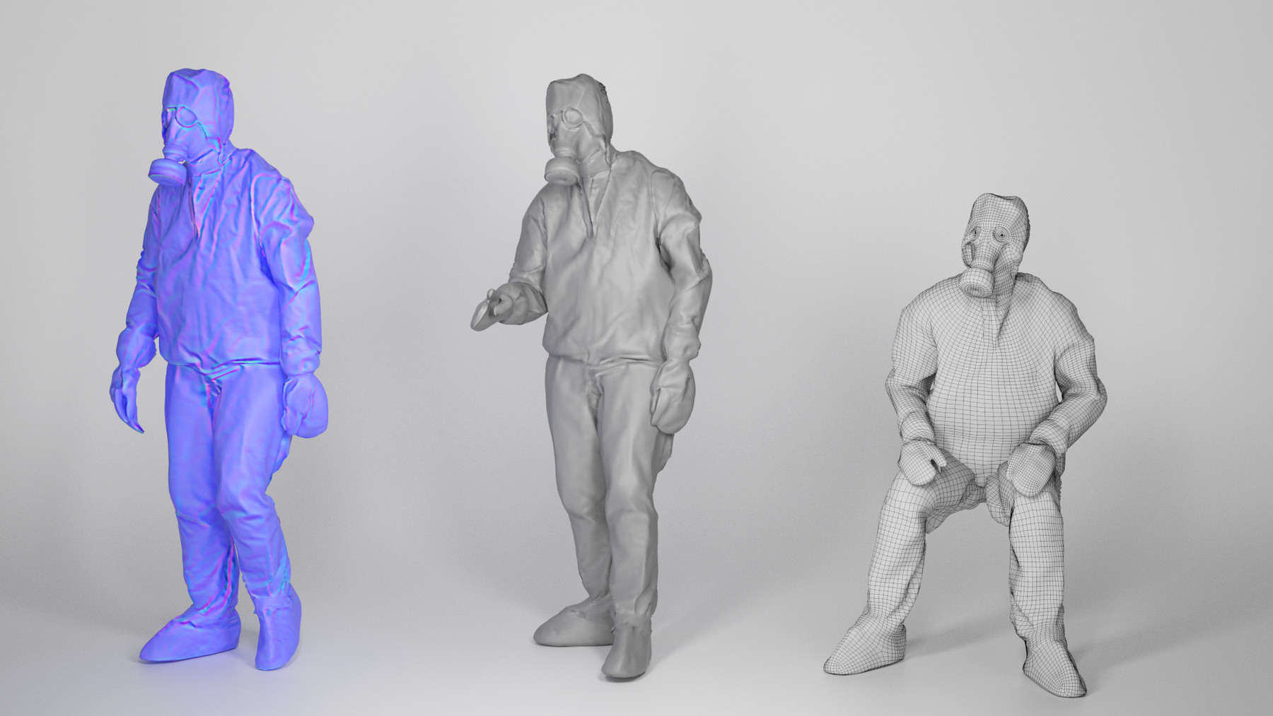 ArtStation - Animated Soviet Liquidator of nuclear accident of ...