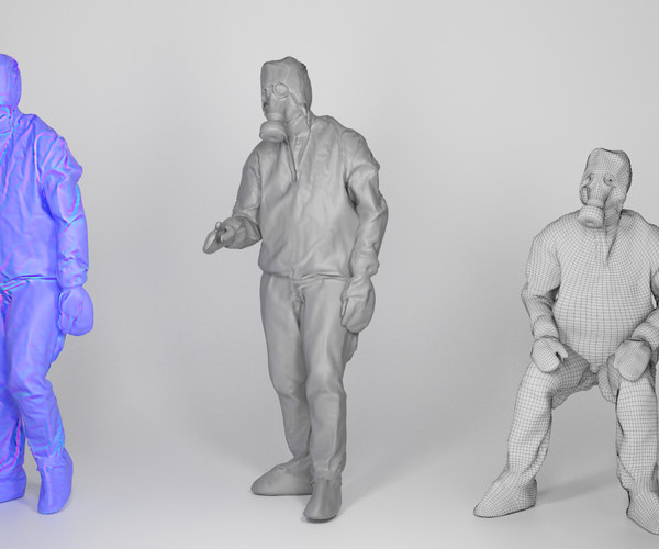 ArtStation - Animated Soviet Liquidator of nuclear accident of ...