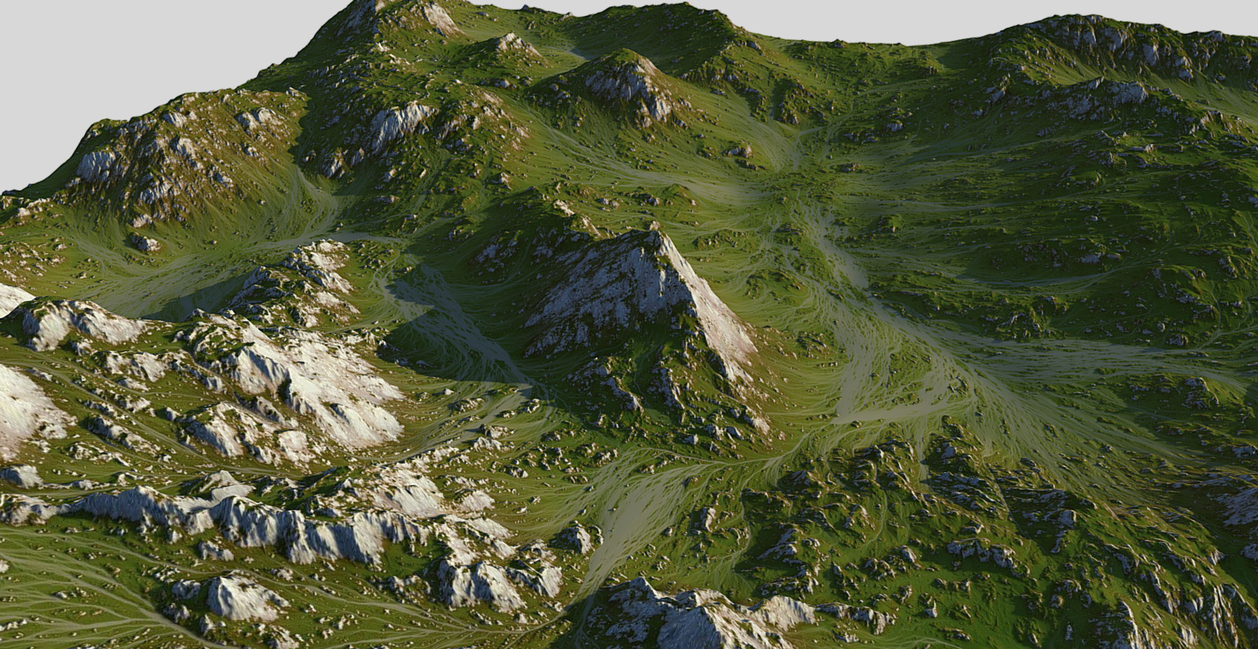 ArtStation - Grass Map Mountains - World Machine | Resources