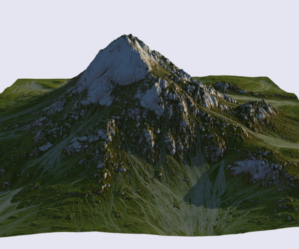ArtStation - Grass mountain - World Machine | Resources