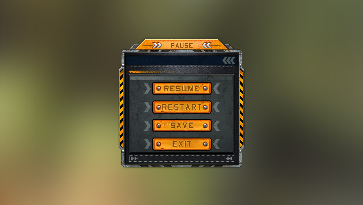 ArtStation - [UIFBRCA] WarZone - Military Mobile UI Set | Game Assets