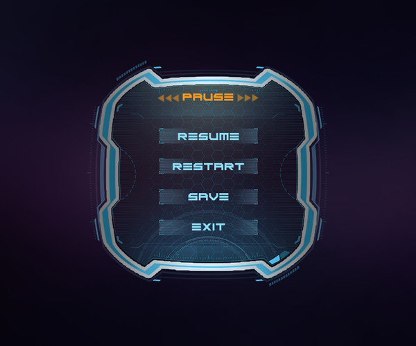 ArtStation - [UIFBRCA] Invasion Futuristic UI Kit | Game Assets