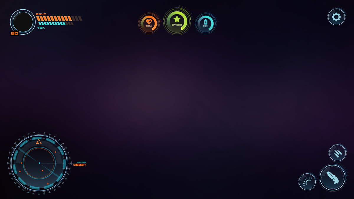 ArtStation - [UIFBRCA] Invasion Futuristic UI Kit | Game Assets