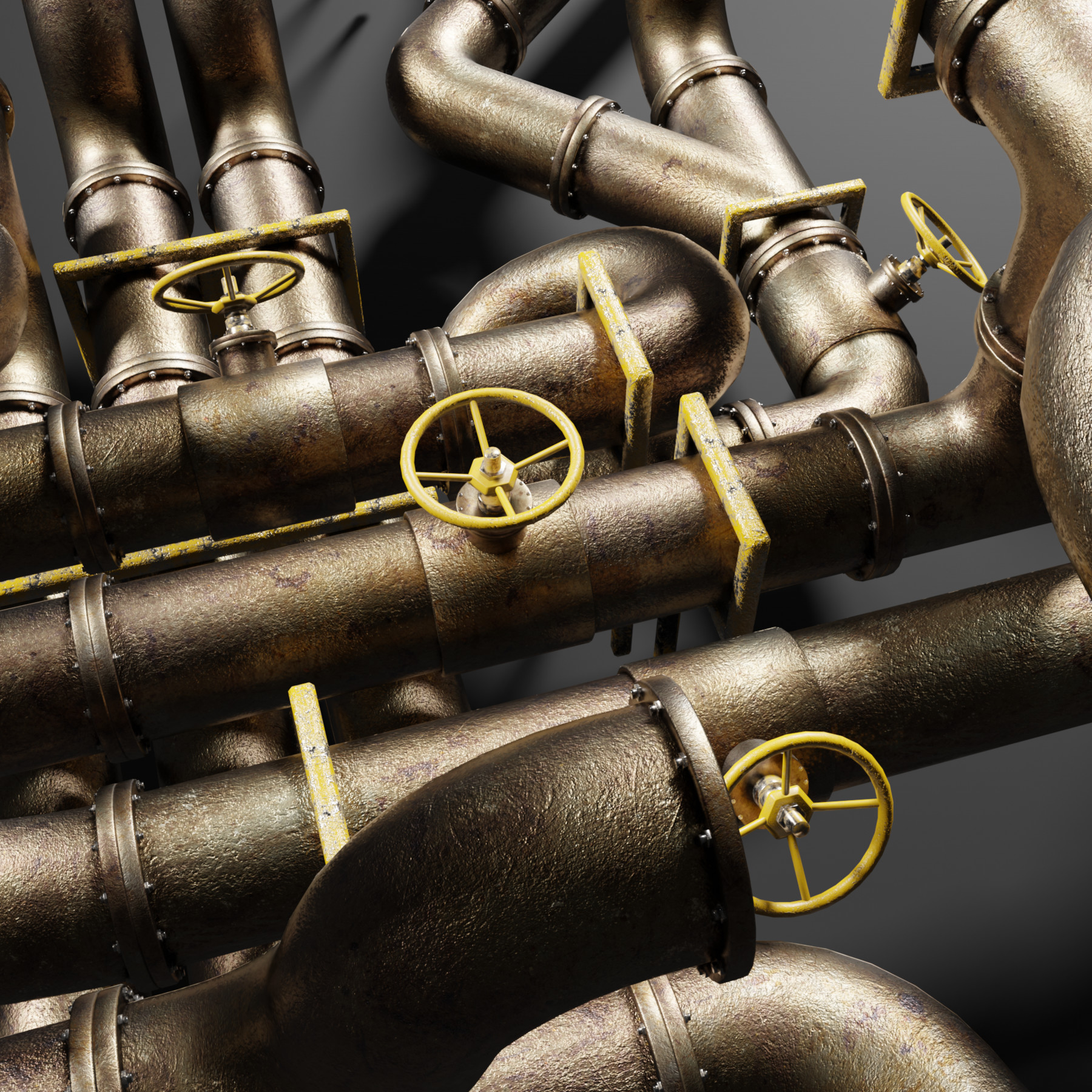 ArtStation - Pipes Module | Unity Ready (FBX, Unity Package) | Game Assets