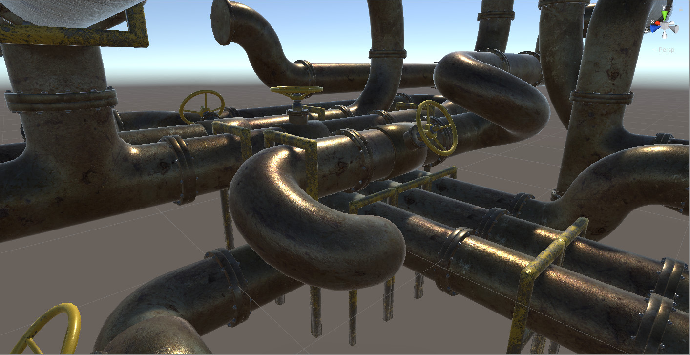 ArtStation - Pipes Module | Unity Ready (FBX, Unity Package) | Game Assets
