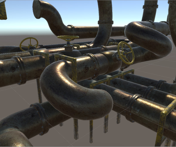 ArtStation - Pipes Module | Unity Ready (FBX, Unity Package) | Game Assets