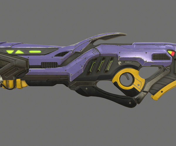 ArtStation - Alien Gun Game redy | Game Assets