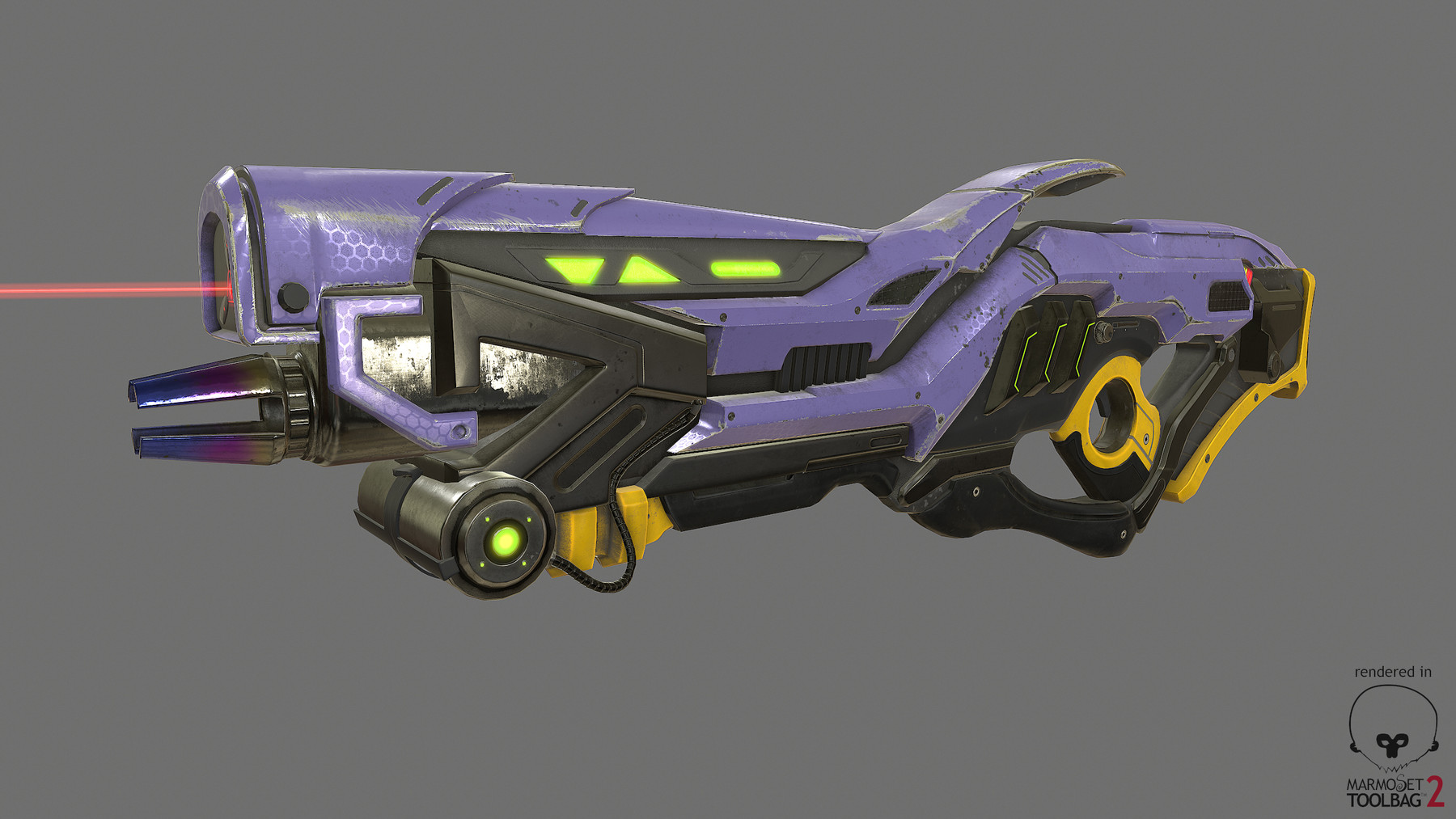 ArtStation - Alien Gun Game redy | Game Assets