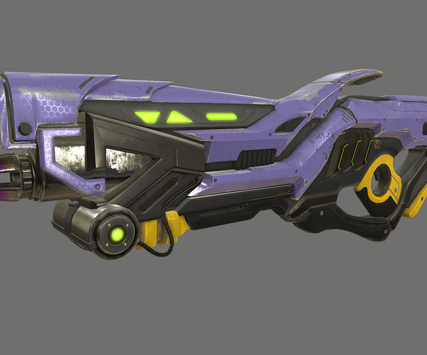 ArtStation - Alien Gun Game redy | Game Assets