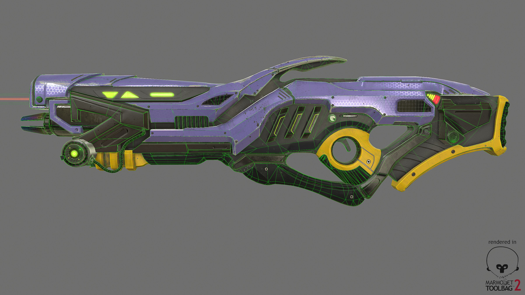 ArtStation - Alien Gun Game redy | Game Assets