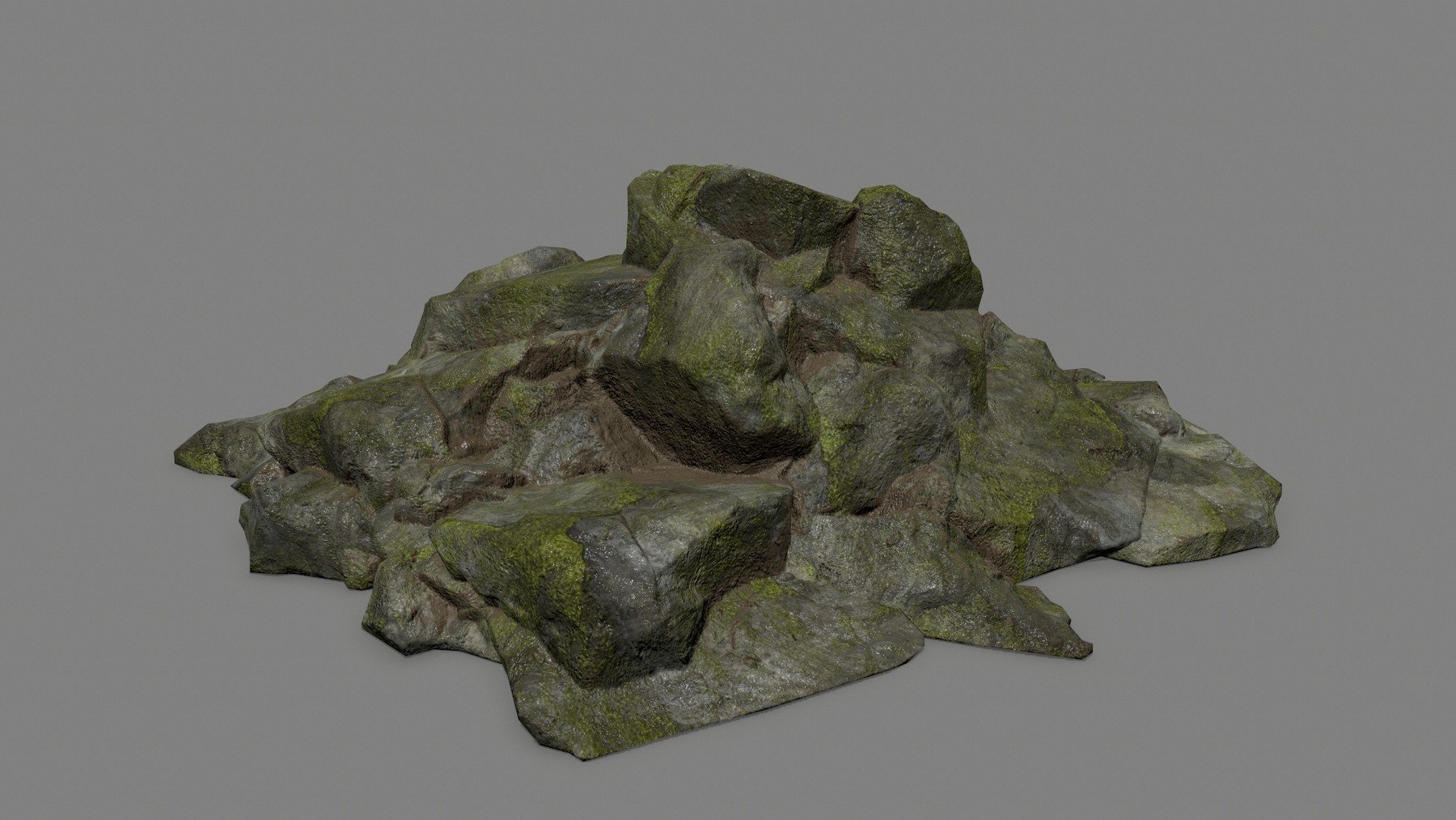 ArtStation - mossy rocks | Game Assets