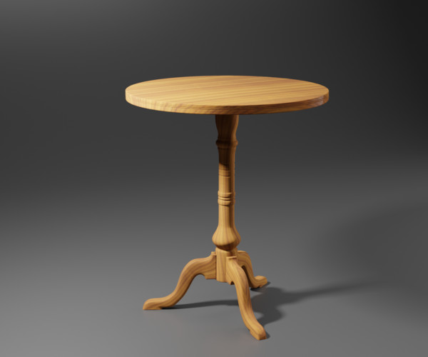 ArtStation - Wooden french table | Resources