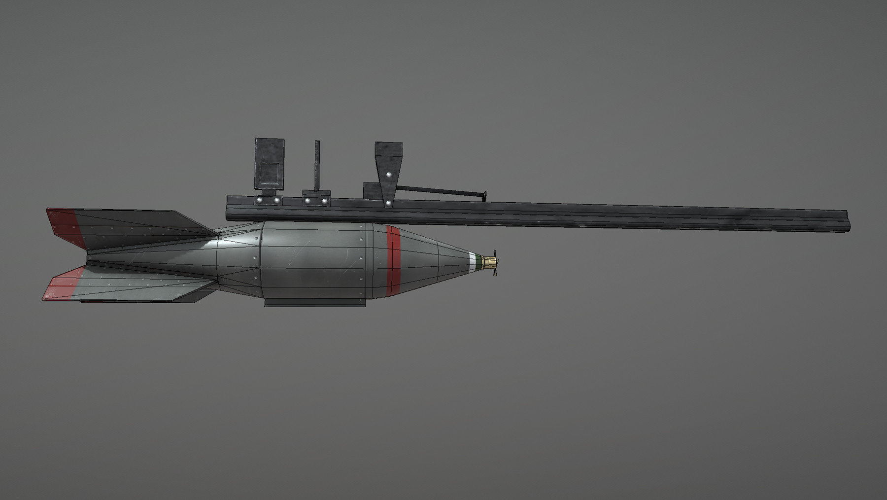 ArtStation - JP Rocket Type3 №1 Mk28 | Game Assets