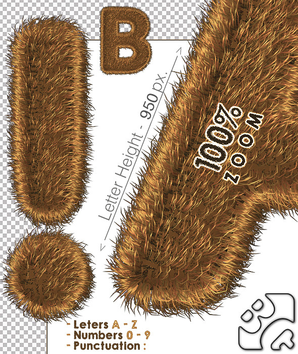 ArtStation - Brown Fur Alphabet | Artworks