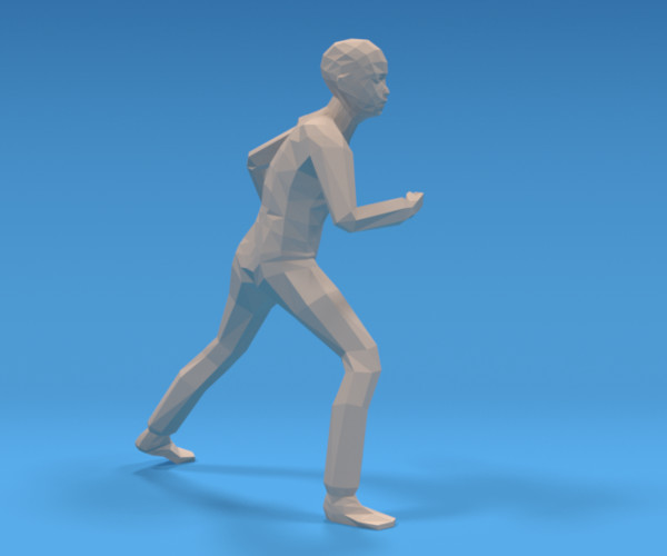 ArtStation - Low Poly Kid Fighting | Resources