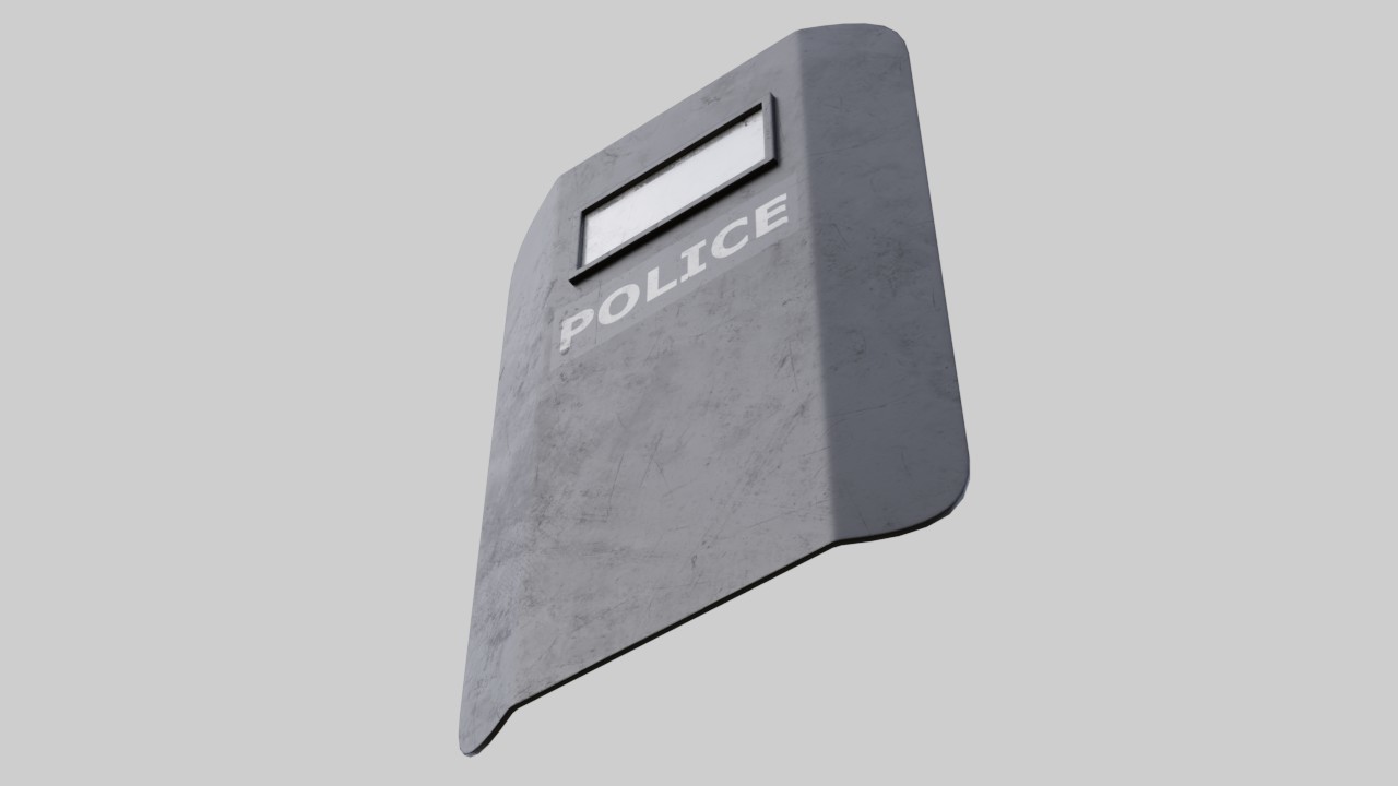 ArtStation - Riot Shield 2 | Game Assets